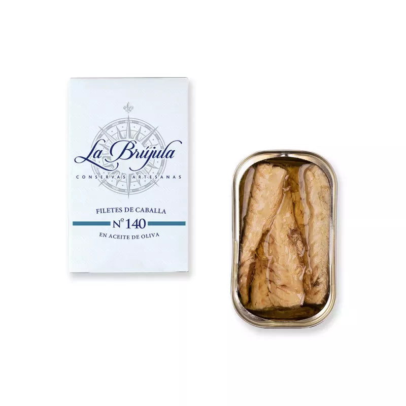 La Brújula Mackeral Fillets in Olive Oil - Filete De Caballa (LB140 ...