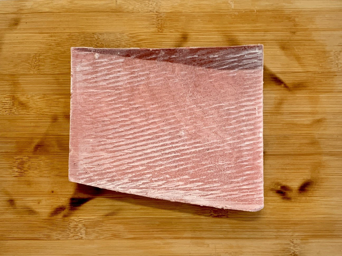 Sashimi Grade Tuna Akami Block, Tuna Red Meat - Frozen (500-800g ...